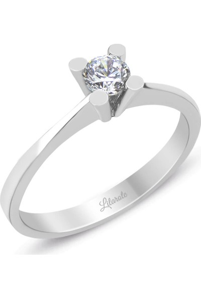 Lilarote V Montür Tektaş Altın Yüzük