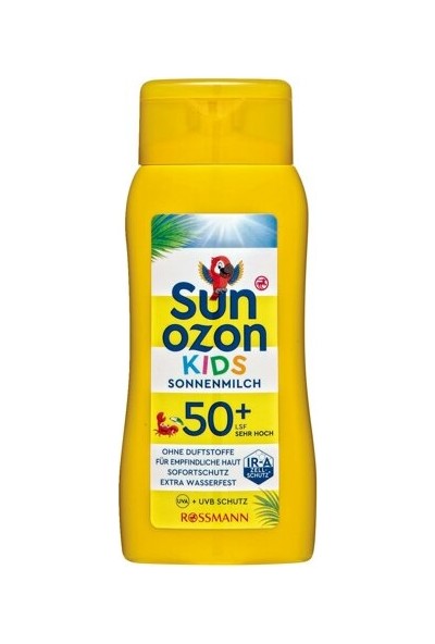Sun Ozon Kids Güneş Sütü Spf 50+ Çocuklara Özel 200 ml