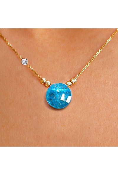 Demasgold Pirlanta 14 Ayar Altin Dori̇Ka Aquamari̇N Yuvarlak Taşli Kolye 1 Demasgold Pirlanta 14 Ayar Altin Dori̇Ka Aquamari̇N Yuvarlak Taşli Kolye 1