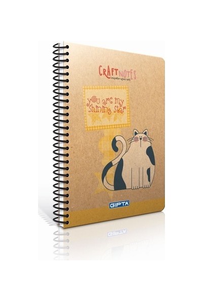 Gıpta Craft Notes Sp.Sert Kapak Defter A4 - 100 Yaprak Kareli Gıpta Craft Notes Sp.Sert Kapak Defter A4 - 100 Yaprak Kareli