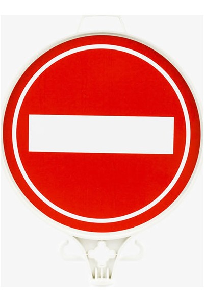 hsemarket Giriş Olmayan Yol Uyarı Levhası TEK YÖN