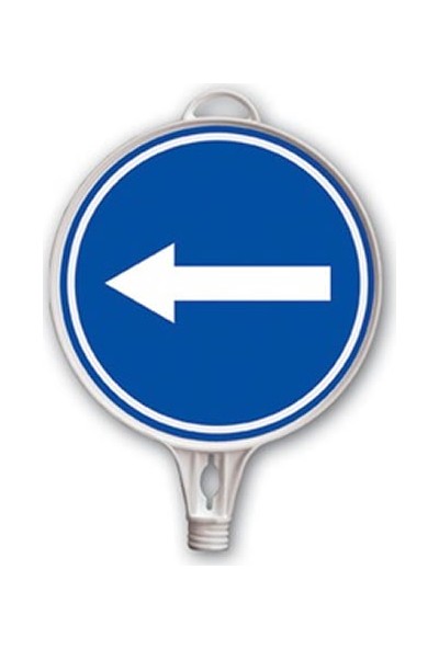 hsemarket Sola Mecburi Yön Uyarı Levhası ÇİFT YÖN hsemarket Sola Mecburi Yön Uyarı Levhası ÇİFT YÖN