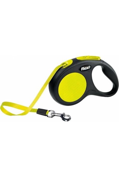 Flexi New Neon Large Şerit 5 Mt Max. 50 kg Flexi New Neon Large Şerit 5 Mt Max. 50 kg