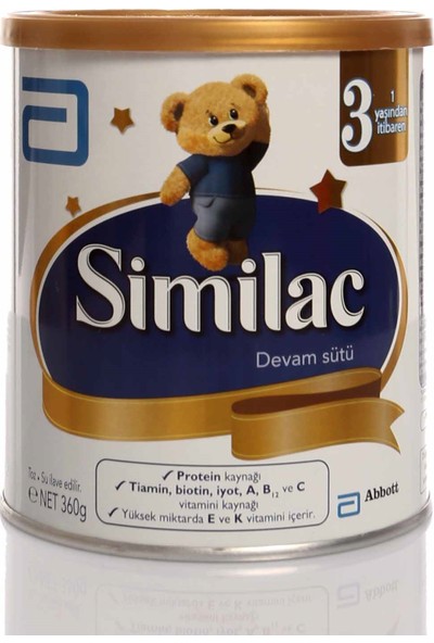 Similac 3 Bebek Devam Sütü 360 Gr