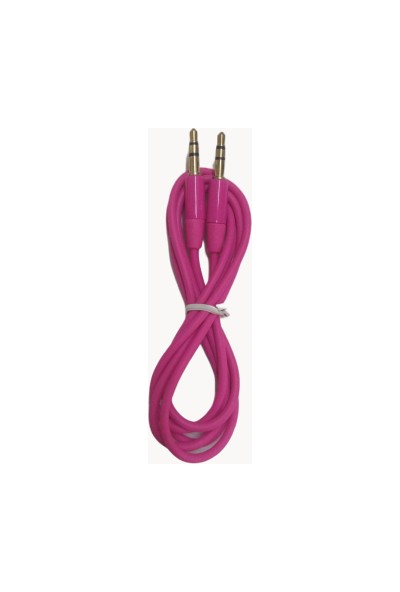 Platoon PL-8803 Aux Kablo 1 mt Pembe Platoon PL-8803 Aux Kablo 1 mt Pembe