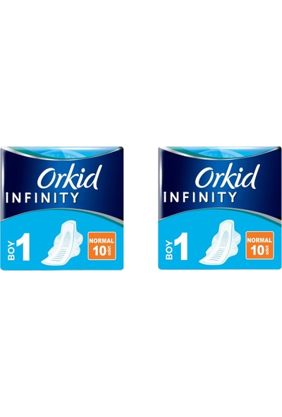 Orkid Infinity Normal 2X10 Adet Hijyenik Ped