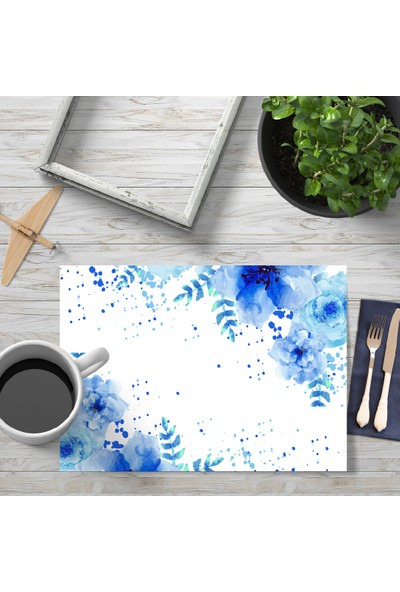 Yamamiya Mavi Yapraklar Amerikan Servis 4'lü set