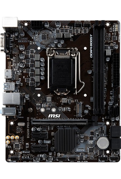 MSI B365M PRO-VH Soket 1151 DDR4 2666 VGA HDMI M.2 USB3.1 mATX WIN7 WIN10 Anakart MSI B365M PRO-VH Soket 1151 DDR4 2666 VGA HDMI M.2 USB3.1 mATX WIN7 WIN10 Anakart
