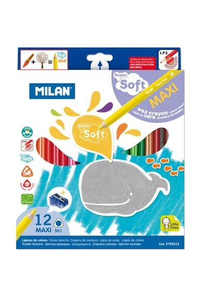 Milan 0792612 Üçgen Maxi Pastel 12 Li Milan 0792612 Üçgen Maxi Pastel 12 Li