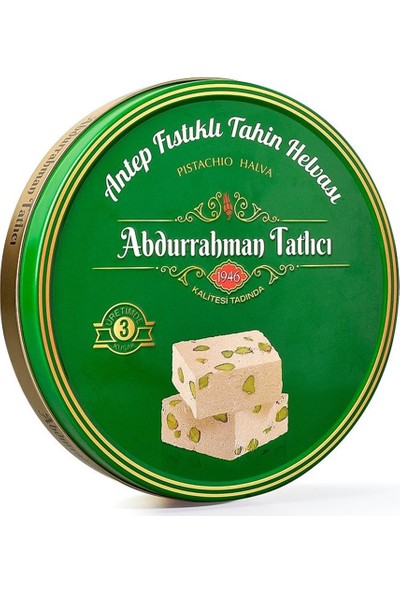 Abdurrahman Tatlıcı Antep Fıst. Tahin Helva-Teneke 650 gr Abdurrahman Tatlıcı Antep Fıst. Tahin Helva-Teneke 650 gr