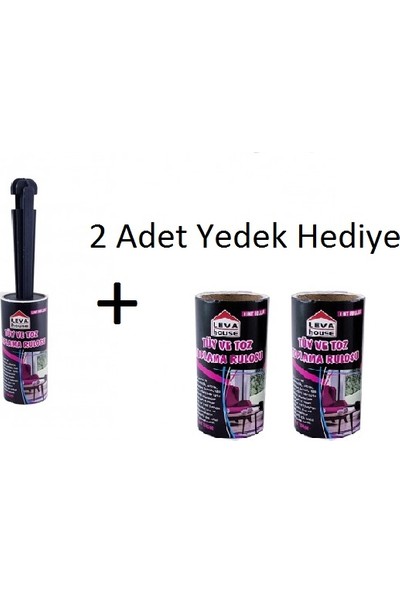 Leva Tuy Ve Toz Toplama Rulosu 20 Mt + 2 Adet Rulo Leva Tuy Ve Toz Toplama Rulosu 20 Mt + 2 Adet Rulo