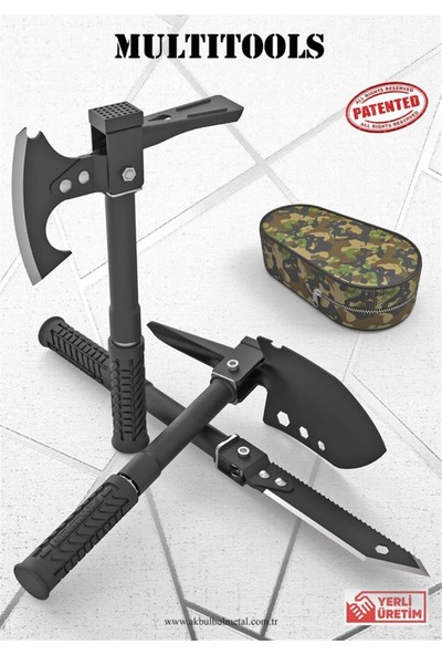 Multitools Çekiç Kürek Testere Seti