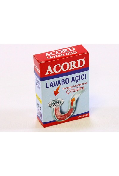 Acord Lavabo Açıcı 40 Gr 634