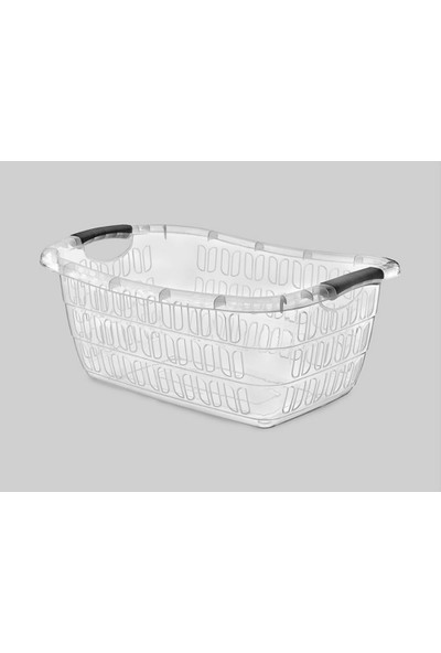 Erkoç Çamaşır Sepeti Köşeli Şeffaf E-291