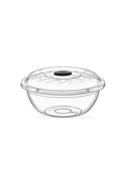 Erkoç 0 No Şeffaf Kapaklı Leğen 5 Lt E-100