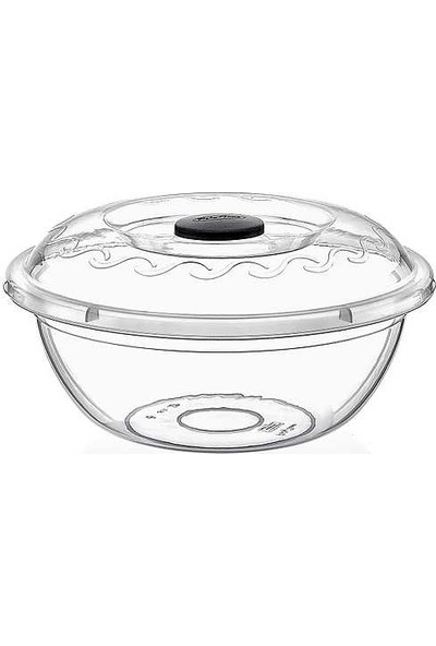 Erkoç 3 No Şeffaf Kapaklı Leğen 15 Lt E-103