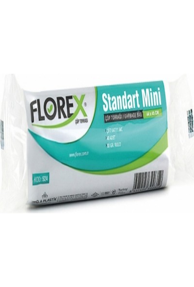 Florex Çöp Poşet Mini 44 x 45 cm 524-S