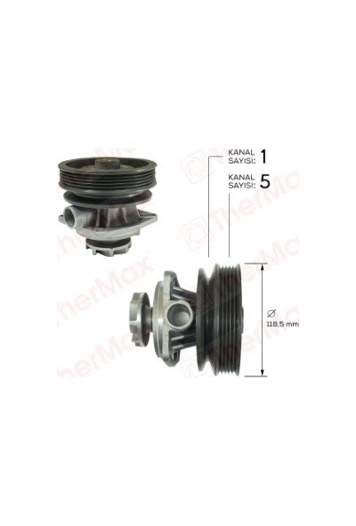 Thermax Devirdaim Çift Kasnak Slx Thermax Devirdaim Çift Kasnak Slx