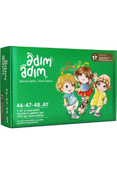Adım Adım Bebek Eğitim Seti 46-47-48.Ay