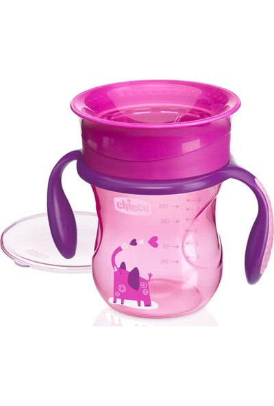 Chicco Naturalfit 360 Derece Dönen Bardak 12 Ay+ Kız