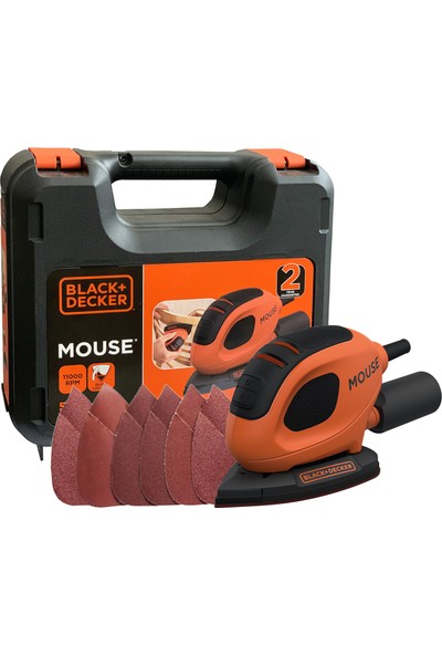 Black&Decker BEW230K 55W Mouse Çok Amaçlı Zımpara Black&Decker BEW230K 55W Mouse Çok Amaçlı Zımpara