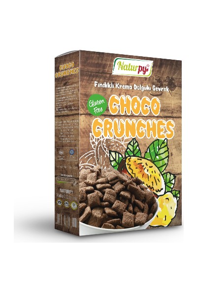 Naturpy Fındık Krema Dolgulu Gevrek Choco Crunches Glutensiz Naturpy Fındık Krema Dolgulu Gevrek Choco Crunches Glutensiz