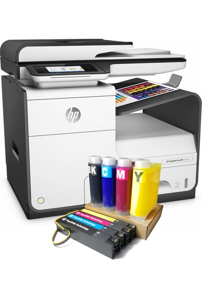 Pagewide Pro 477DW Çok Fonksiyonlu Yazıcı + XXL Bitmeyen Kartuş Sistemi Pagewide Pro 477DW Çok Fonksiyonlu Yazıcı + XXL Bitmeyen Kartuş Sistemi