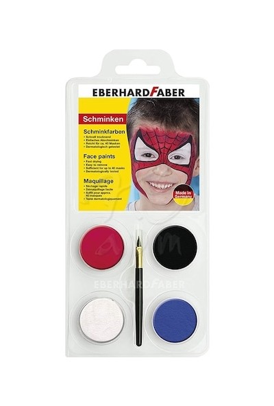 Eberhard Faber Yüz Boyası 4 Renk Spiderman Eberhard Faber Yüz Boyası 4 Renk Spiderman