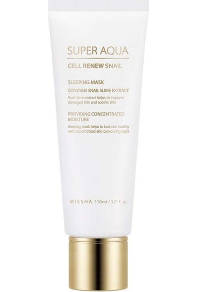 Missha Super Aqua Cell Renew Snail Sleeping Mask Missha Super Aqua Cell Renew Snail Sleeping Mask