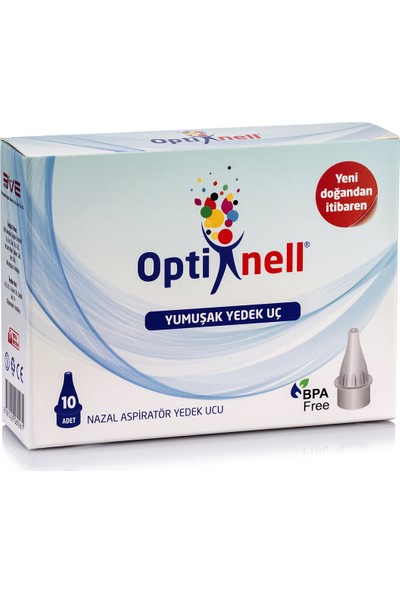Optinell Nazal Burun Aspiratör Otribebe Uyumlu Yedek Uç 1 Kutu Optinell Nazal Burun Aspiratör Otribebe Uyumlu Yedek Uç 1 Kutu