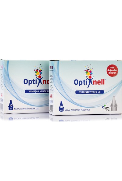 Optinell Nazal Burun Aspiratör Otribebe Uyumlu Yedek Uç 2 Kutu Optinell Nazal Burun Aspiratör Otribebe Uyumlu Yedek Uç 2 Kutu