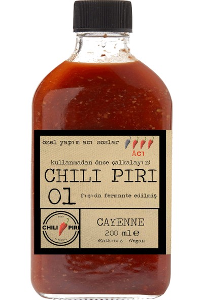 Chili Piri - Fermante Acı Sos No:1 - 200 ml Chili Piri - Fermante Acı Sos No:1 - 200 ml