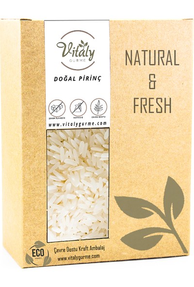 Vitaly Gurme Doğal Pirinç 500 gr Vitaly Gurme Doğal Pirinç 500 gr
