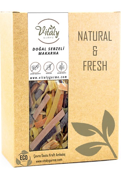 Vitaly Gurme Doğal Sebzeli Makarna 300 gr Vitaly Gurme Doğal Sebzeli Makarna 300 gr