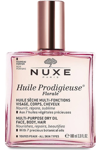 Nuxe Hui̇le Prodi̇gi̇euse Flore Çok Amaçlı Kuru Yağ 100 ml Nuxe Hui̇le Prodi̇gi̇euse Flore Çok Amaçlı Kuru Yağ 100 ml