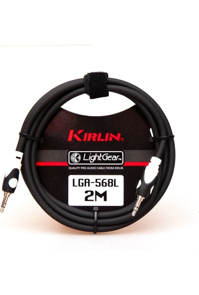 Kirlin LGA568L2MBK 3,5 mm. TRS Plug