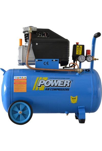 Power 50 lt 2 Hp Yağlı Kompresör Power 50 lt 2 Hp Yağlı Kompresör