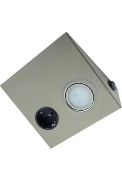 Yiğit Tezgah Altı Paslanmaz Metal Pirizli Spot 3W LED Günışığı Yiğit Tezgah Altı Paslanmaz Metal Pirizli Spot 3W LED Günışığı