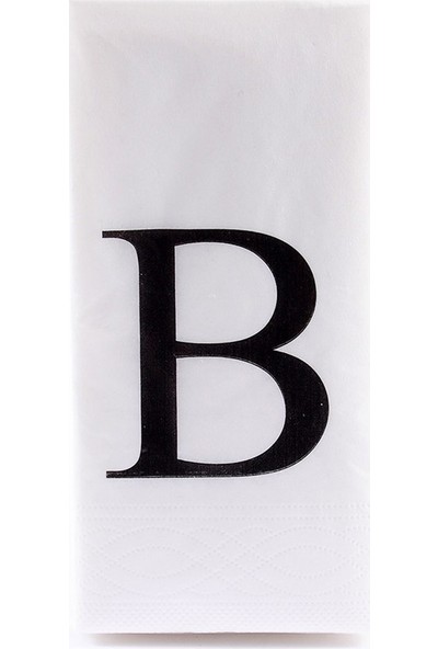 The Company B Harf Peçete 33 cm