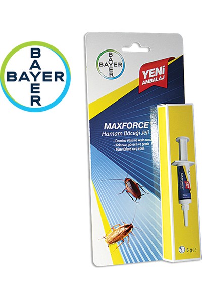 Bayer MaxForce Hamamböceği Jeli 5 gr Bayer MaxForce Hamamböceği Jeli 5 gr