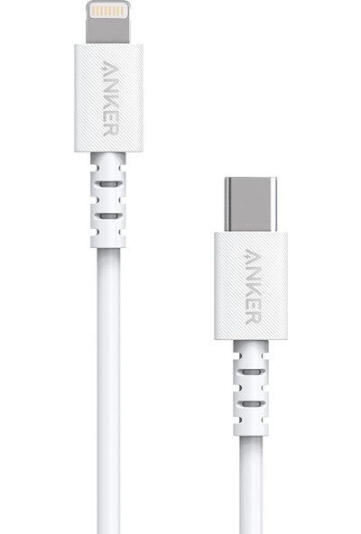 Anker PowerLine Select USB-C To iPhone Lightning Şarj/Data Kablosu 0.9 m MFI Lisanslı - Beyaz A8612H21 Anker PowerLine Select USB-C To iPhone Lightning Şarj/Data Kablosu 0.9 m MFI Lisanslı - Beyaz A8612H21