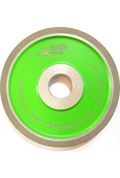 Pultuva Elmas Bi̇leme 1A1 Model 100 x 10 Deli̇k Çapı 20 mm Kum 125 x 100