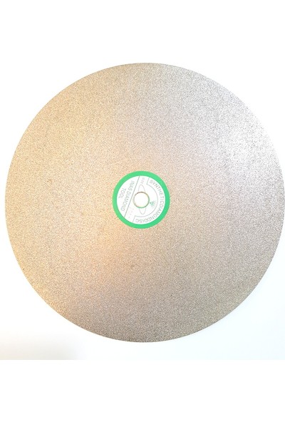 Pultuva Elmas İşleme Di̇ski̇ Doğal Taş Cam Yüzey Düz Lap Çap 250 mm Kum Kalınlığı 600 Deli̇k Çapı 12.7 mm