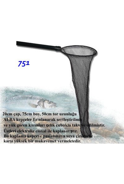 Albastar Uzun Saplı Livar Balıkçı Kepçesi 751 Albastar Uzun Saplı Livar Balıkçı Kepçesi 751