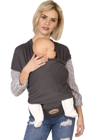 Sevi Bebe Bel Destekli Sling ART-565 Gri Sevi Bebe Bel Destekli Sling ART-565 Gri