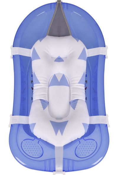 Sevi Bebe Bebek Banyo Hamağı Küvet Filesi ART-572 Mavi