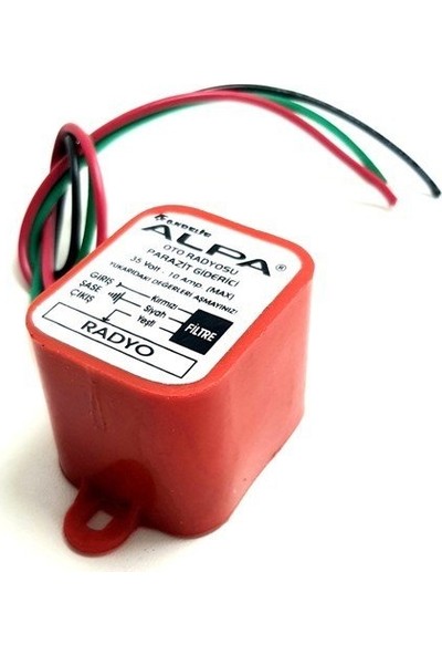 Antenci Alpa Oto Teyp-Radyo Parazit Giderici 12V-24V Antenci Alpa Oto Teyp-Radyo Parazit Giderici 12V-24V