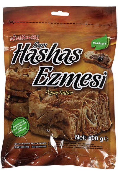 Gelincik Sarı Haşhaş Ezmesi Katkısız 500 gr Gelincik Sarı Haşhaş Ezmesi Katkısız 500 gr