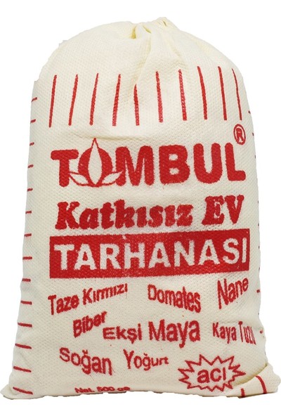 Tombul Katkısız Ev Tarhanası Acı 500 gr