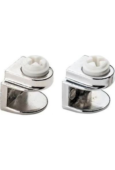 Ayder A 1806-1 Metal Cam Raf Tutucu Düz Nikel